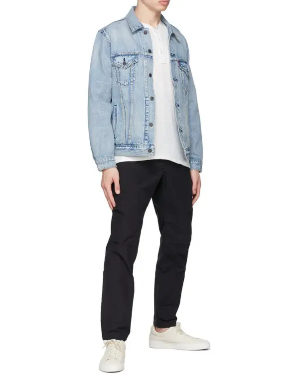 Rag & Bone Round Slit Collar Long-sleeved T-shirt