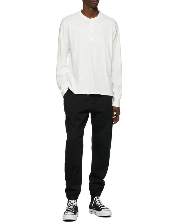 Rag & Bone Round Slit Collar Long-sleeved T-shirt