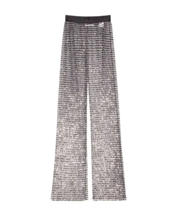ROTATE BY BIRGER CHRISTENSEN Crystal-embellished Trousers