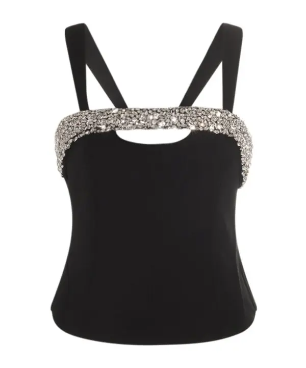 Simkhai Crystal-embellished Corset Top