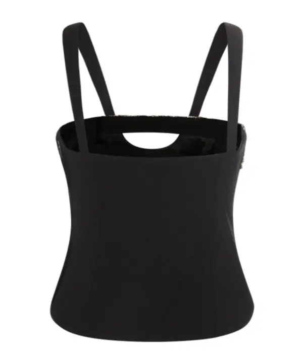 Simkhai Crystal-embellished Corset Top