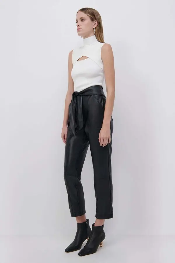 Simkhai Easton Turtleneck Cut Out Top