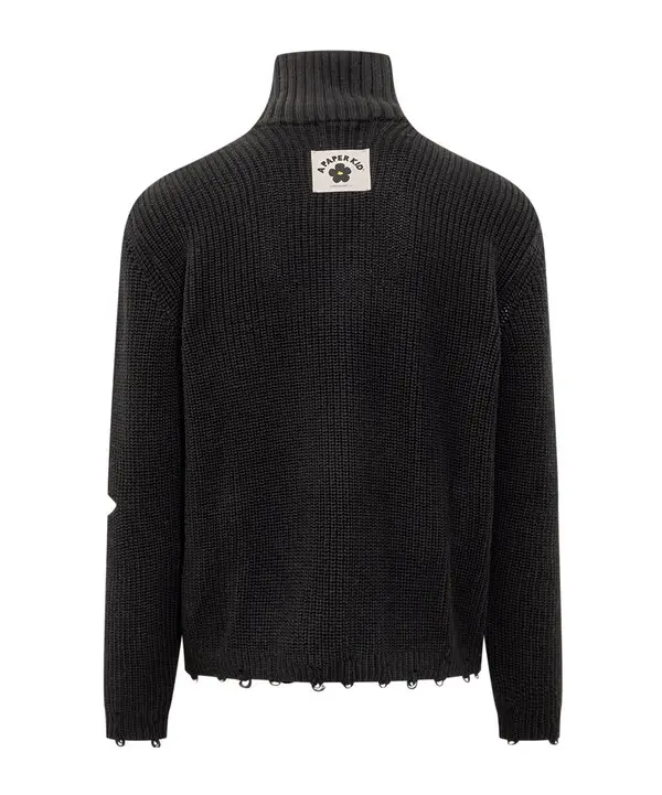 A PAPER KID Knitted Cardigan
