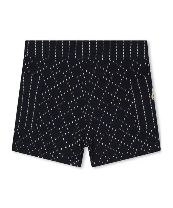 Kenzo Logo-appliqué Stitched Mini Shorts