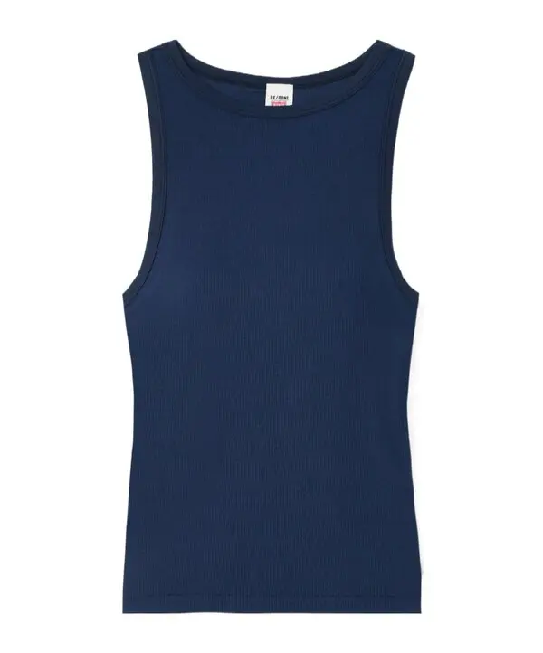 RE/DONE X Hanes Ribbed Stretch-modal Tank