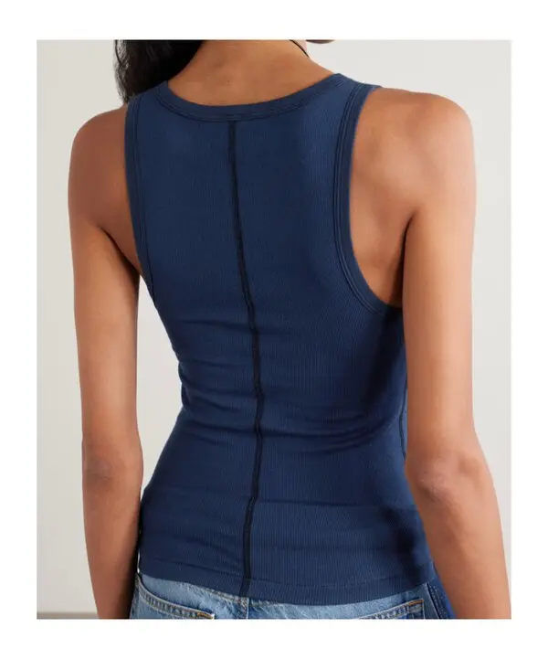 RE/DONE X Hanes Ribbed Stretch-modal Tank