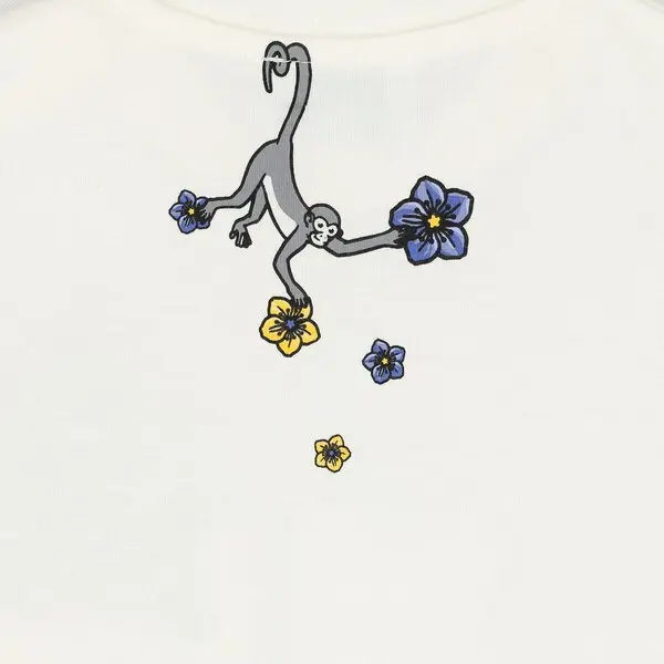 Kenzo Floral Print Organic Cotton T-shirt