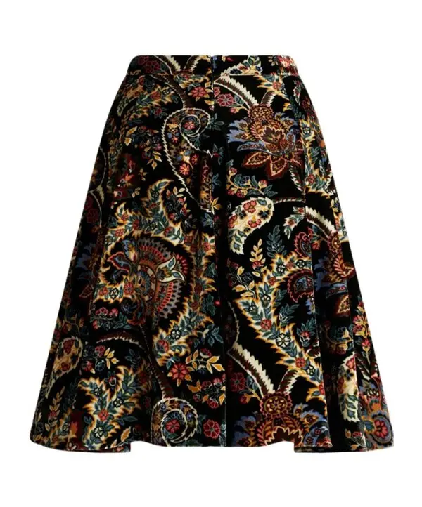 Etro Paisley Print Velvet Shirt