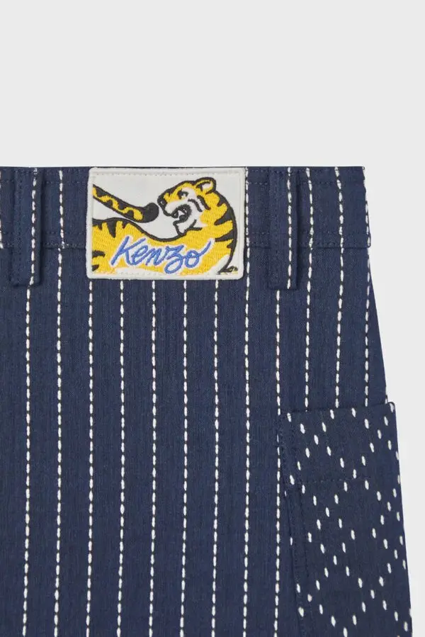 Kenzo Striped High-waist Skirt