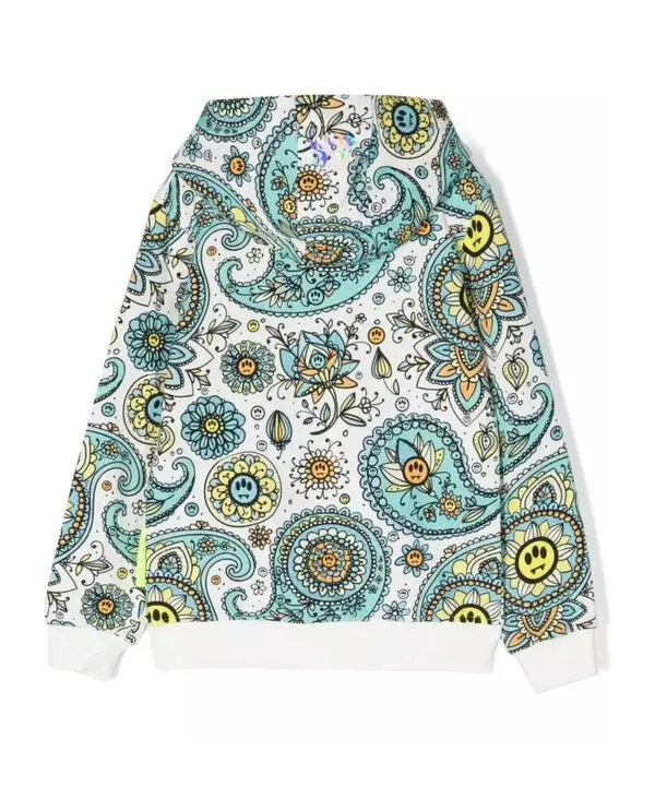BARROW All-over Graphic Print Hoodie