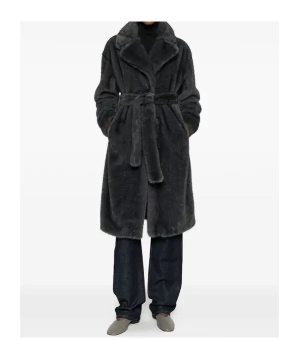 Herno Belted Lapel Collar Coat