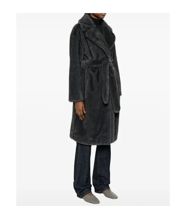 Herno Belted Lapel Collar Coat