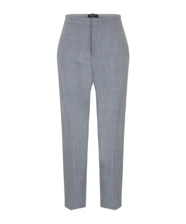 Fabiana Filippi Pressed-crease Trousers - Gray