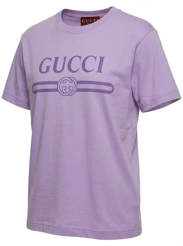 Gucci Logo Printed Jersey T-shirt