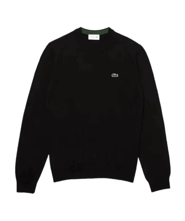 Lacoste Logo Patch Crewneck Knitted Jumper