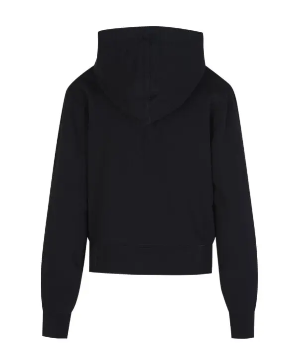 Palm Angels Long-sleeved Hooded Sweater With Logo