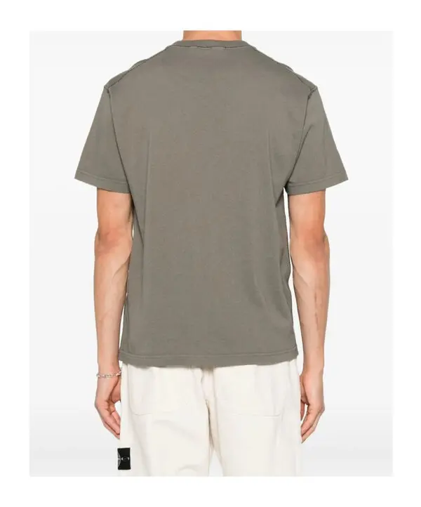 Stone Island Compass-patch Cotton T-shirt