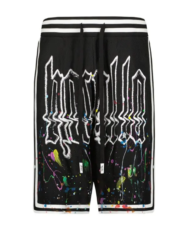 HACULLA. Hand-painted Graphic Basketball Shorts