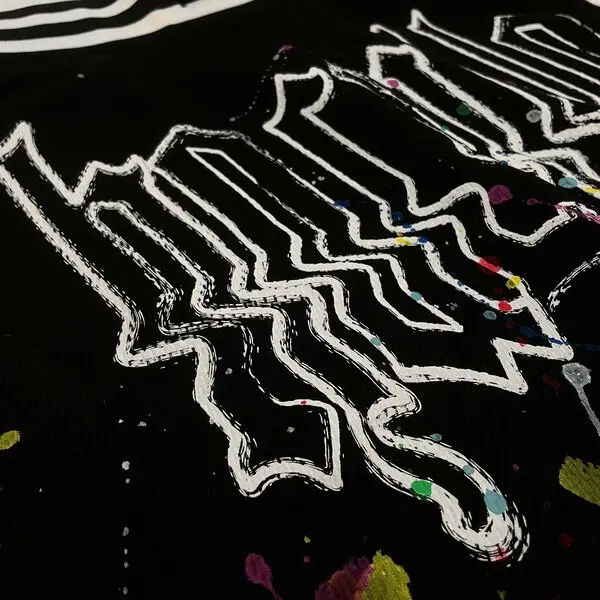 HACULLA. Hand-painted Graphic Basketball Shorts
