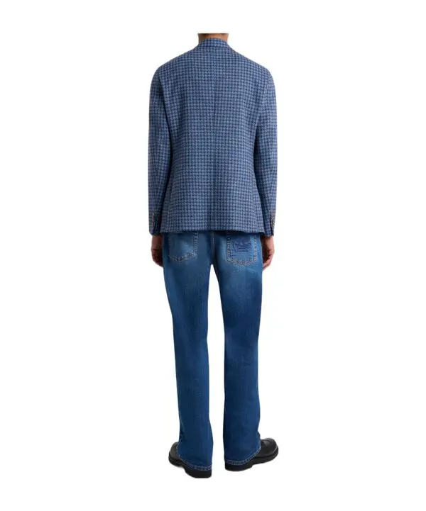 Etro Wool-blend Houndstooth Jacket
