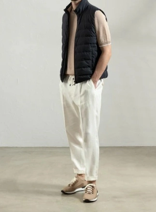 Peserico Linen-cotton Knitted T-shirt