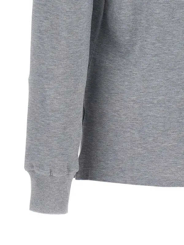 Brunello Cucinelli Long Sleeved Buttoned Polo Shirt