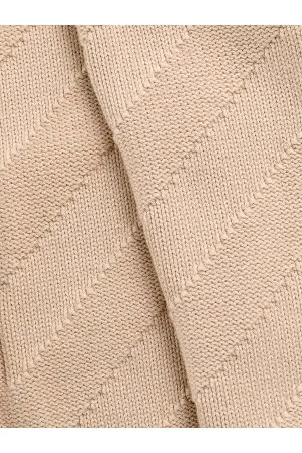 Off-White Diag Languid Two-tone Knit Trousers