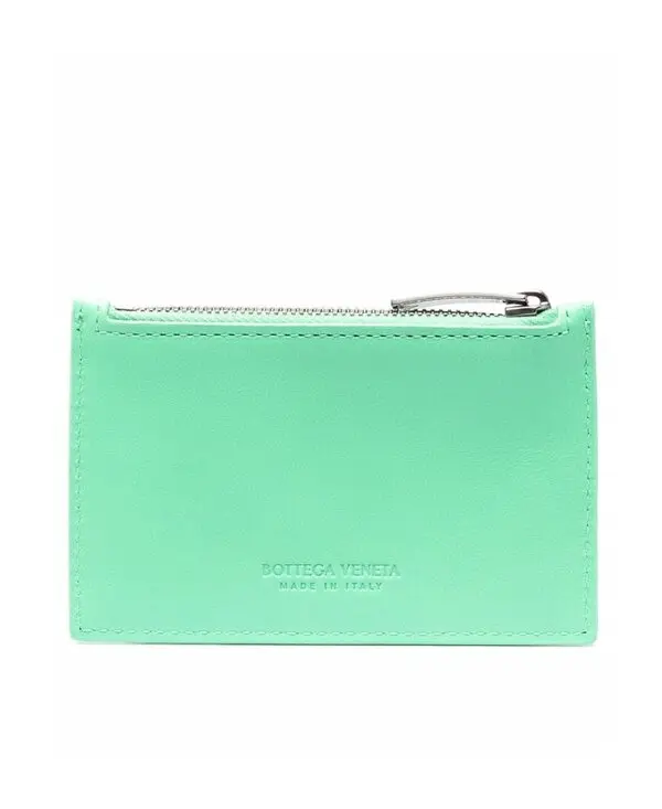 Bottega Veneta Intrecciato Zip-top Card Holder