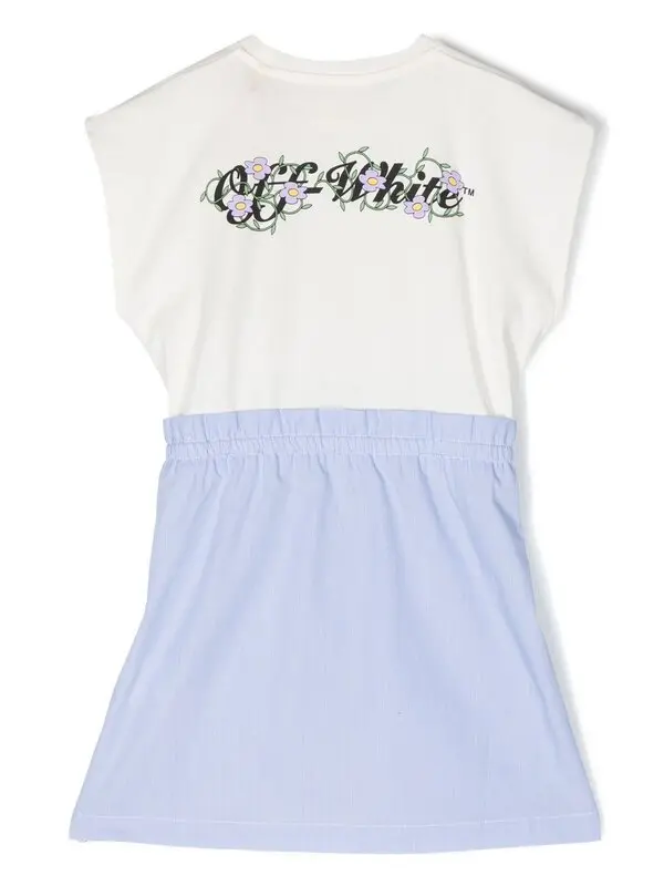 Off-White Graphic-print Sleeveless Dress