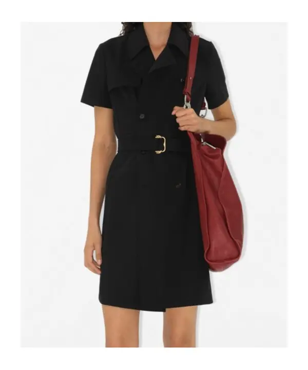 Burberry Double-breasted Belted Mini Dress