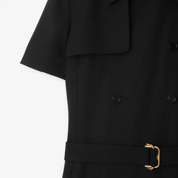 Burberry Double-breasted Belted Mini Dress