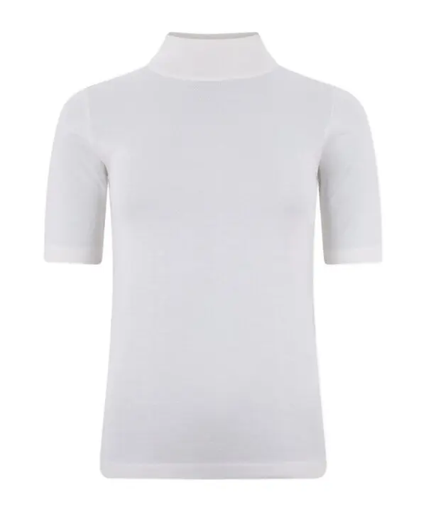 Brunello Cucinelli Short-sleeved Knit Top - White
