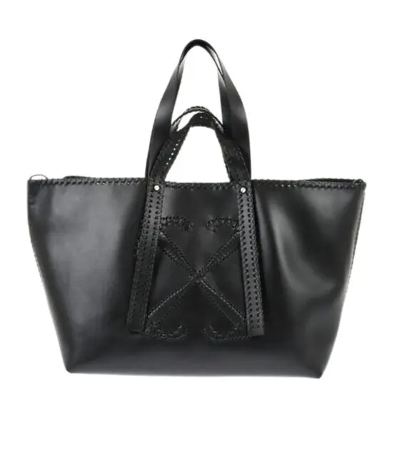 Off-White Day Off Leather Tote Bag