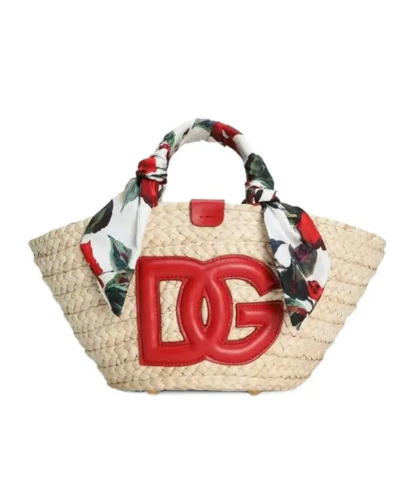 Dolce & Gabbana Dolce Gabbana Small Kendra Dg Logo Patch Tote Bag