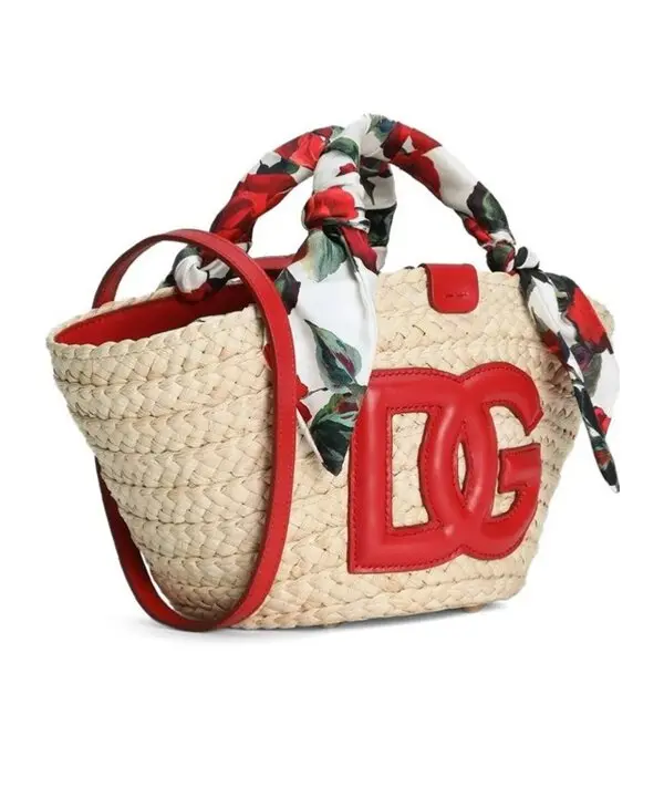 Dolce & Gabbana Dolce Gabbana Small Kendra Dg Logo Patch Tote Bag