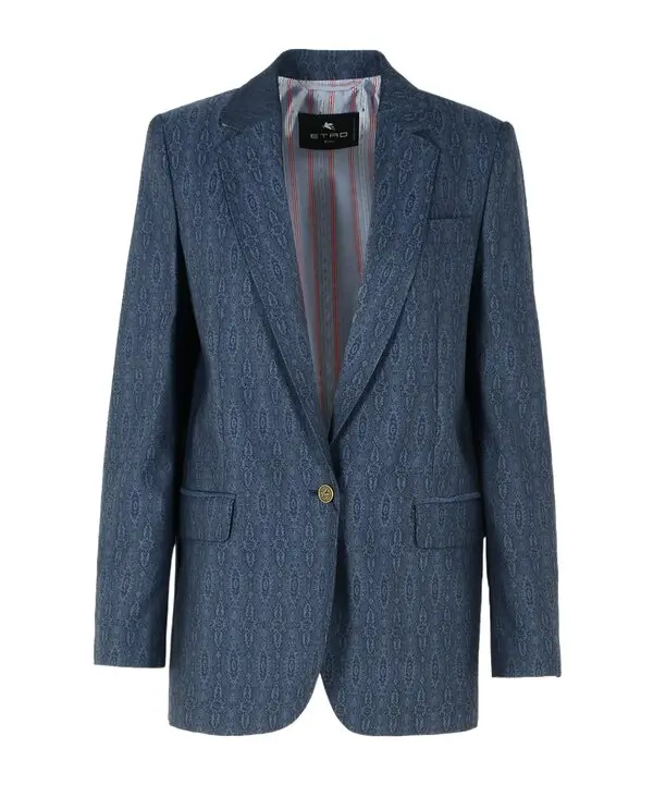 Etro Paisley Printed Blazer