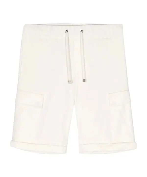 Peserico Drawstring-waist Cotton Shorts