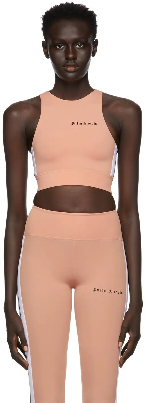 Palm Angels Side-stripe Sports Bra