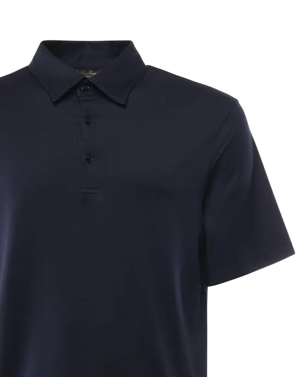 Loro Piana Tremezzo Polo Shirt - Navy Blue