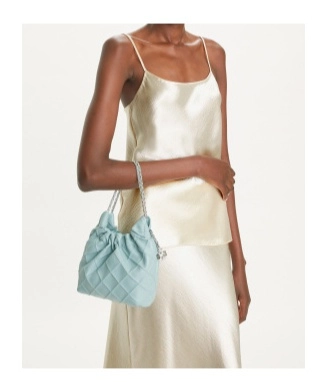 Tory Burch Mini Fleming Drawstring Hobo Bag