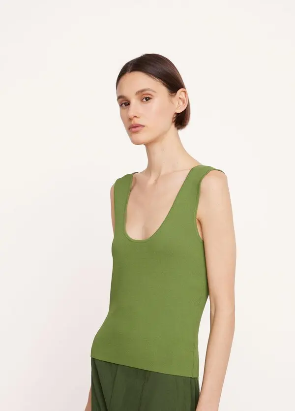 Vince Scoop-neck Tank Top
