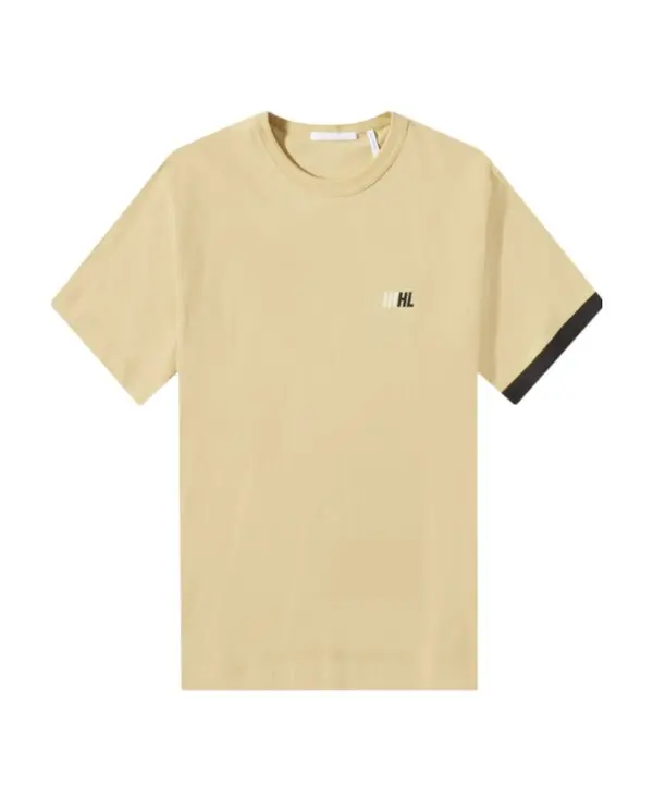 Helmut Lang Slant Logo Crew Neck T-shirt