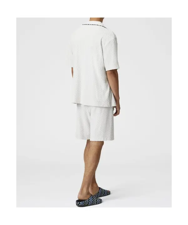 Missoni Zigzag Patterned Bowling Shirt
