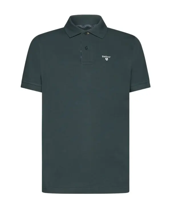 Barbour Logo Embroidered Short-sleeved Polo Shirt