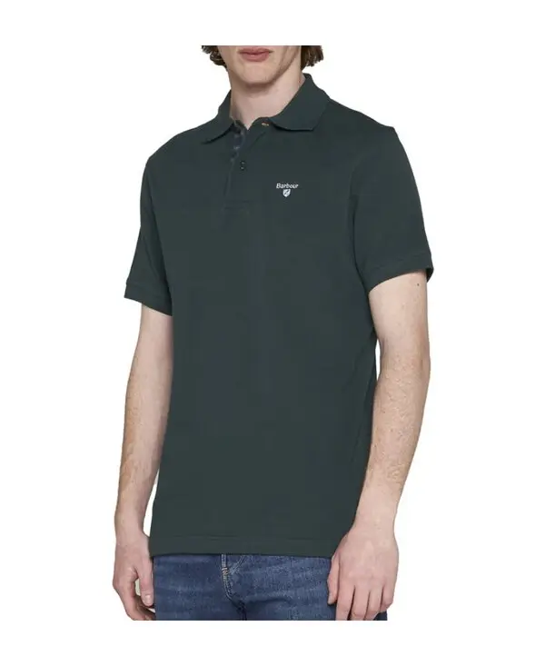 Barbour Logo Embroidered Short-sleeved Polo Shirt