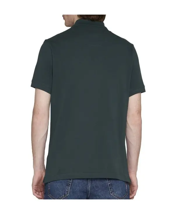Barbour Logo Embroidered Short-sleeved Polo Shirt