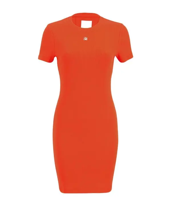 Givenchy 4g Plaque Short-sleeved Dress