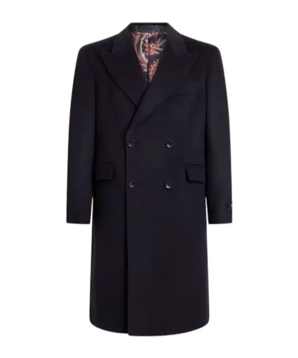 Etro Double-breasted Cashmere Coat