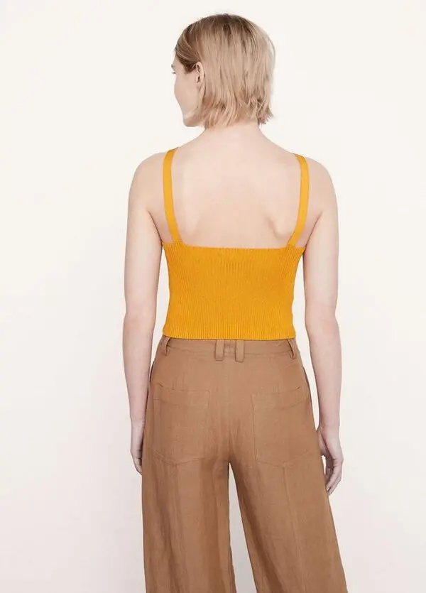 Vince Ribbed-knit Bralette Top