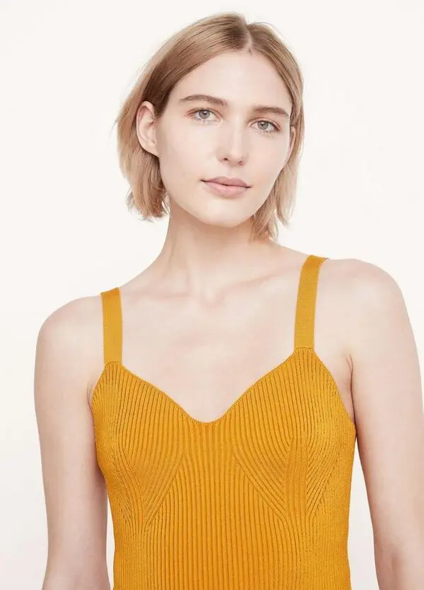 Vince Ribbed-knit Bralette Top